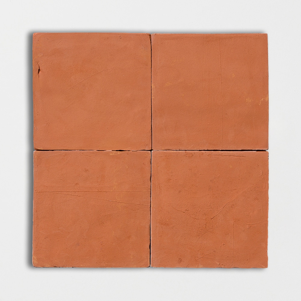 Handmade Cotto Light Natural Terracotta Tiles 6x6